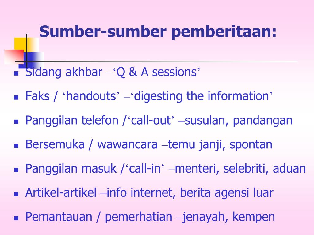 PPT - TEKNIK PENGUMPULAN BERITA (KOJ 3431) Saiful Nujaimi Abdul Rahman ...