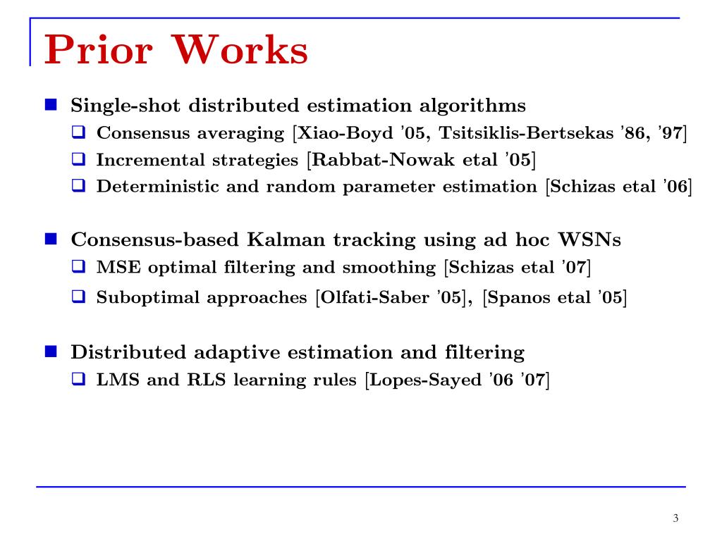 Ppt Consensus Based Distributed Least Mean Square Algorithm Using Wireless Ad Hoc Networks
