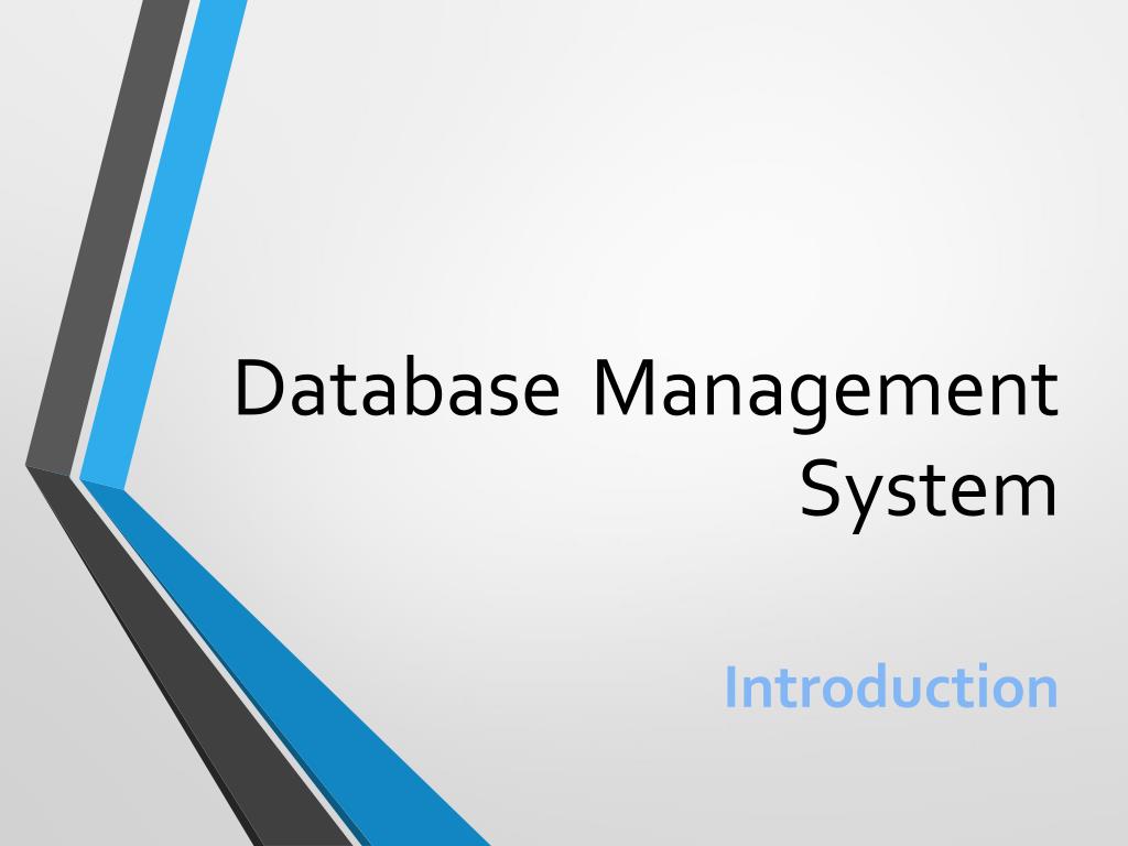 Ppt Database Management System Powerpoint Presentation Free Download