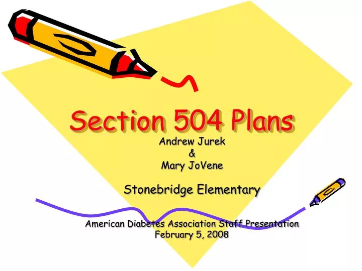PPT - Section 504 Plans PowerPoint Presentation, free download - ID:4034375