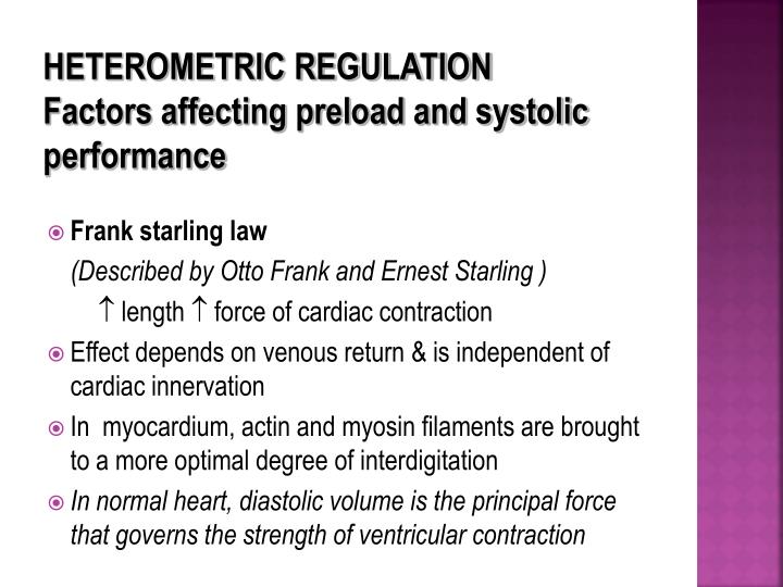 PPT - Cardiac output: it’s REGULATION AND CONTROL OF CARDIAC FUNCTION ...
