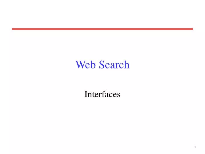 PPT - Web Search PowerPoint Presentation, free download - ID:4034653