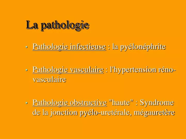 PPT - La pathologie PowerPoint Presentation, free download - ID:4034969