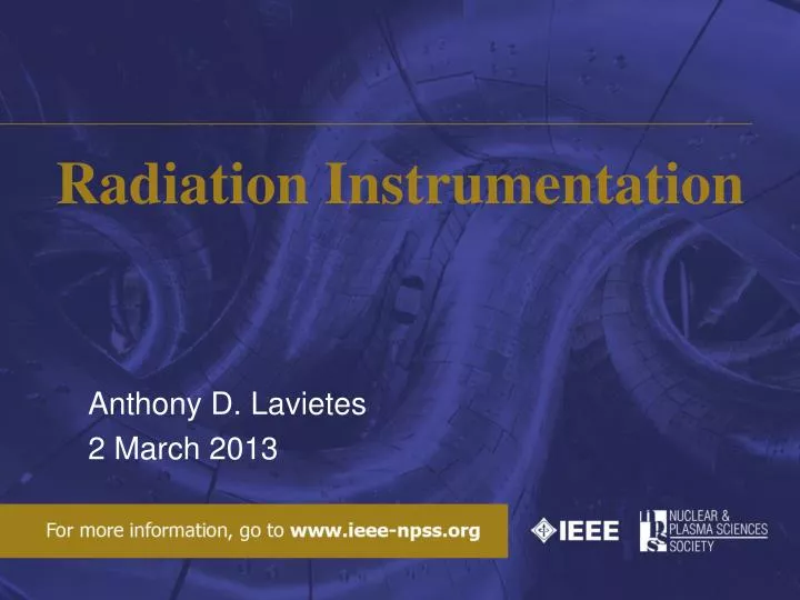 PPT - Radiation Instrumentation PowerPoint Presentation, free download ...
