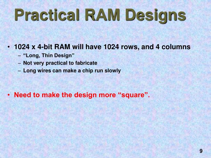 PPT - Random-Access Memory (RAM) PowerPoint Presentation - ID:4035732