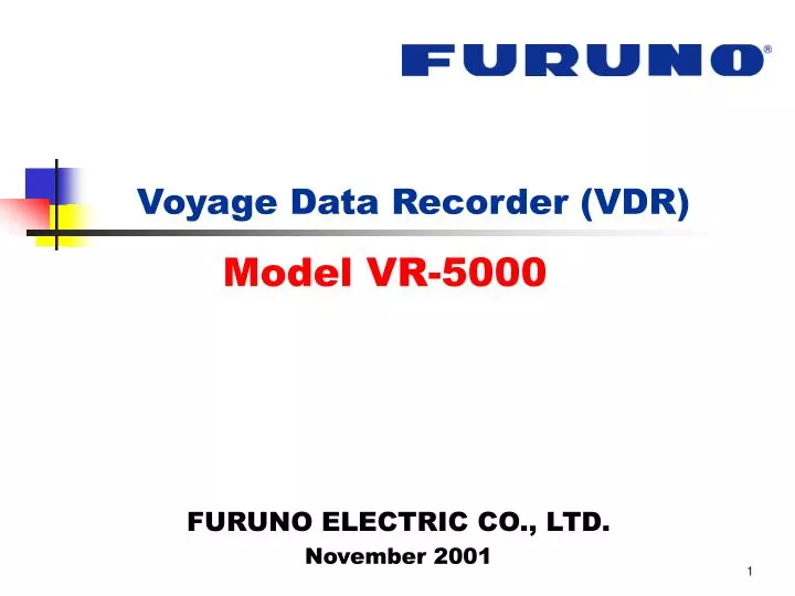 PPT - Voyage Data Recorder (VDR) PowerPoint Presentation, free download ...