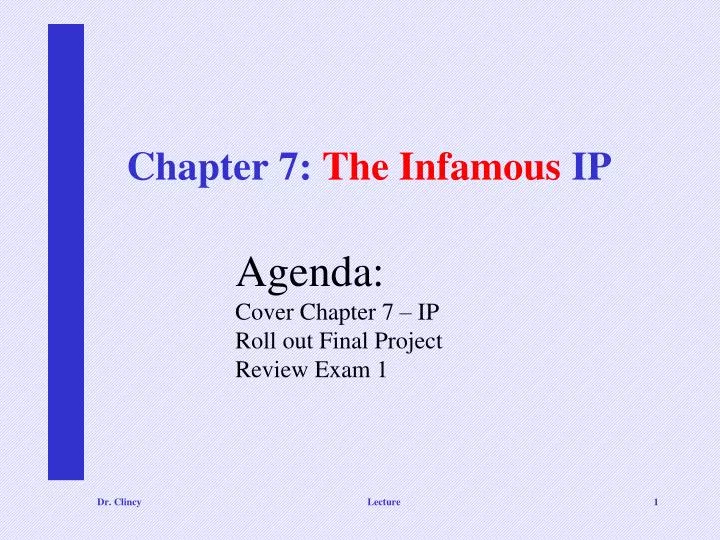 PPT - Chapter 7: The Infamous IP PowerPoint Presentation, free download ...