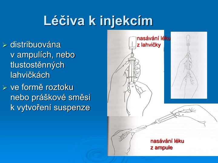 PPT - Aplikace léků parenterální cestou INJEKCE intramusculární injekce ...
