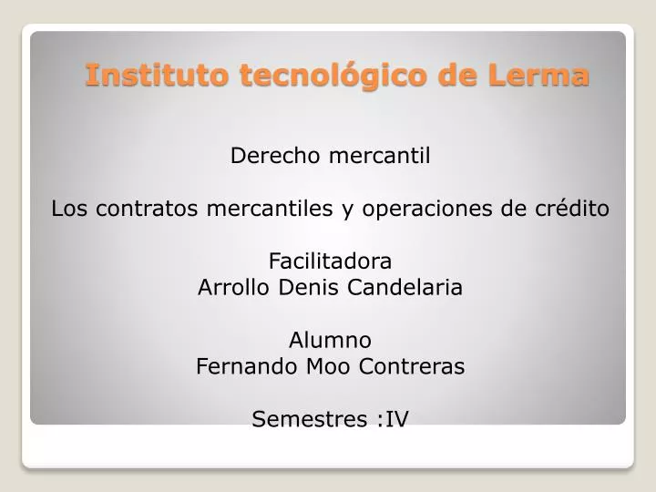 PPT - Instituto tecnológico de Lerma PowerPoint Presentation, free ...