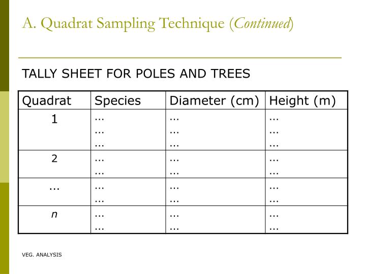 PPT - VEGETATION ANALYSIS PowerPoint Presentation - ID:4038793