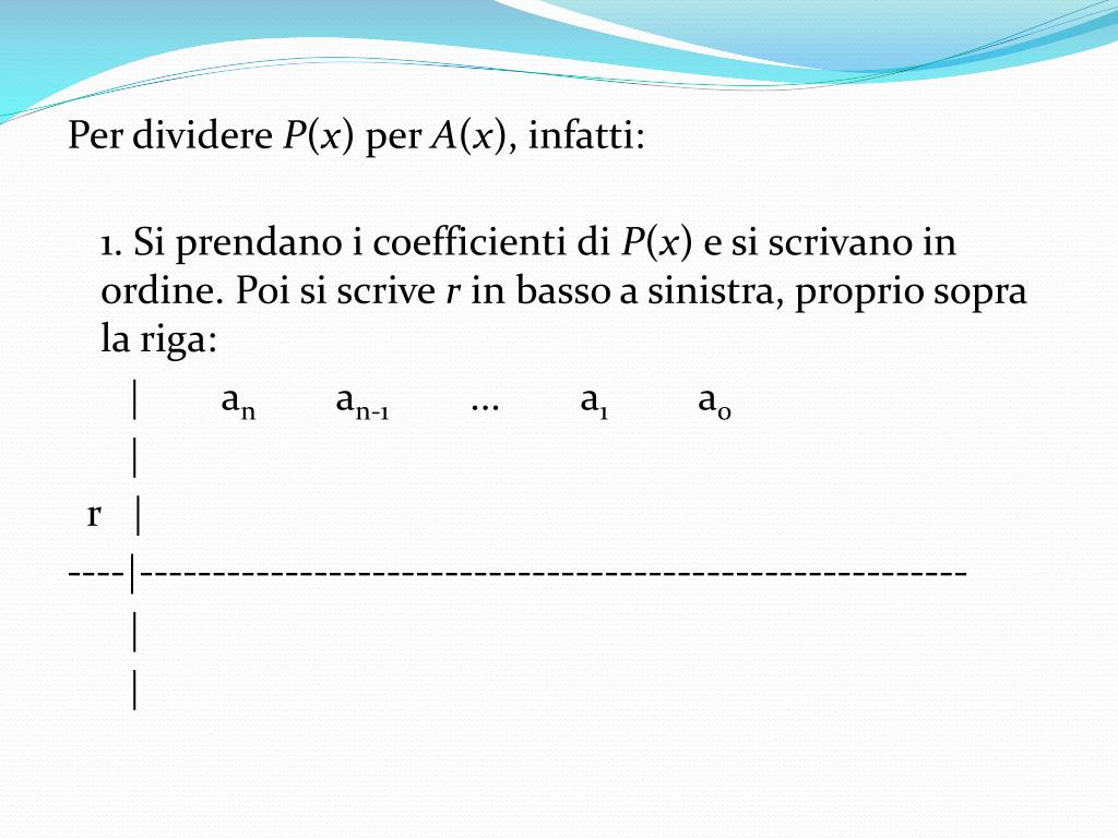 PPT - INTERVISTA AL GRANDE MATEMATICO… PAOLO RUFFINI PowerPoint ...