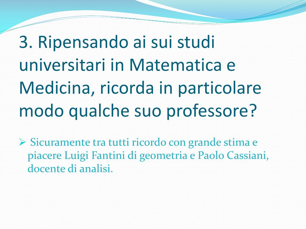 PPT - INTERVISTA AL GRANDE MATEMATICO… PAOLO RUFFINI PowerPoint ...