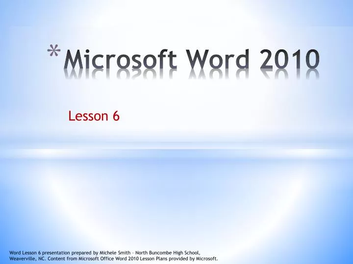 PPT - Microsoft Word 2010 PowerPoint Presentation, free download - ID ...