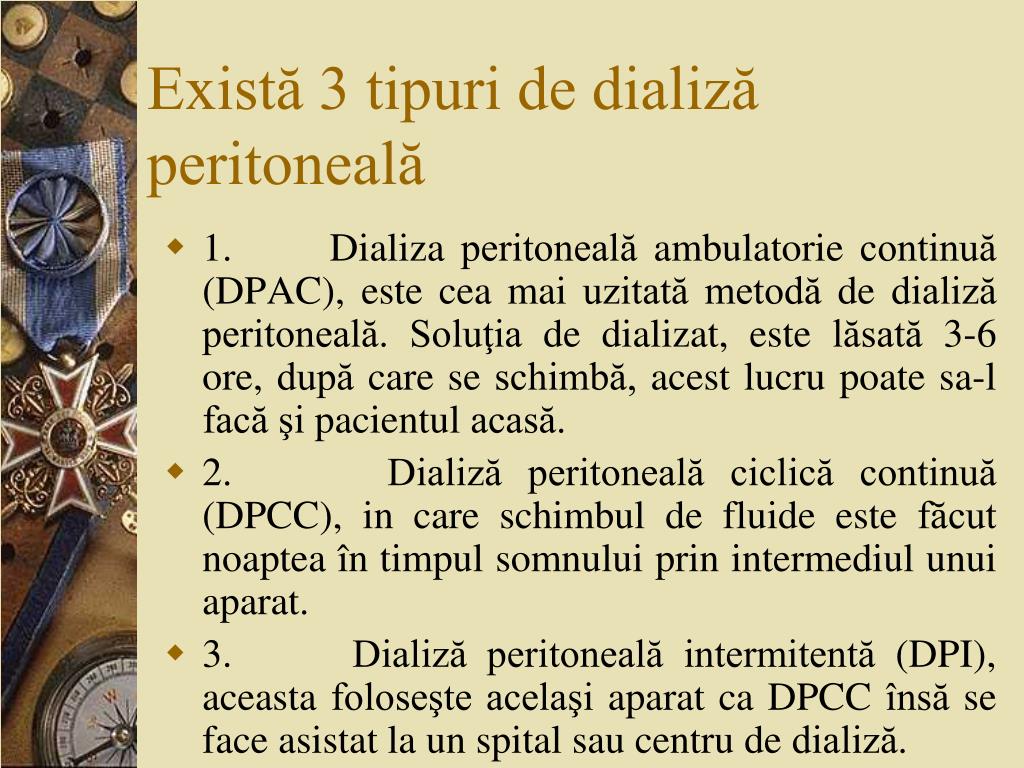 PPT - DIALIZA PERITONEALĂ SI HEMODIALIZA PowerPoint Presentation, free ...