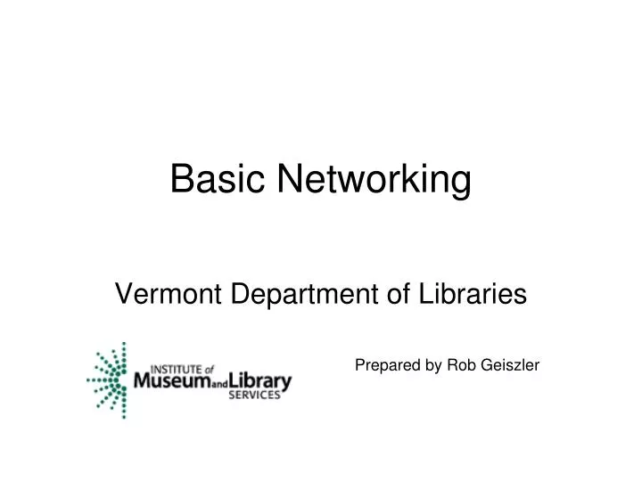 PPT - Basic Networking PowerPoint Presentation, free download - ID:4041902