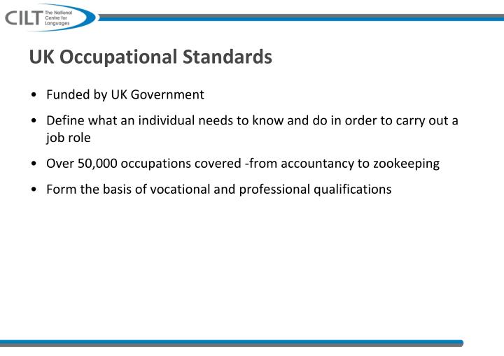 PPT - National Occupational Standards in Interpreting 2006-2010 ...