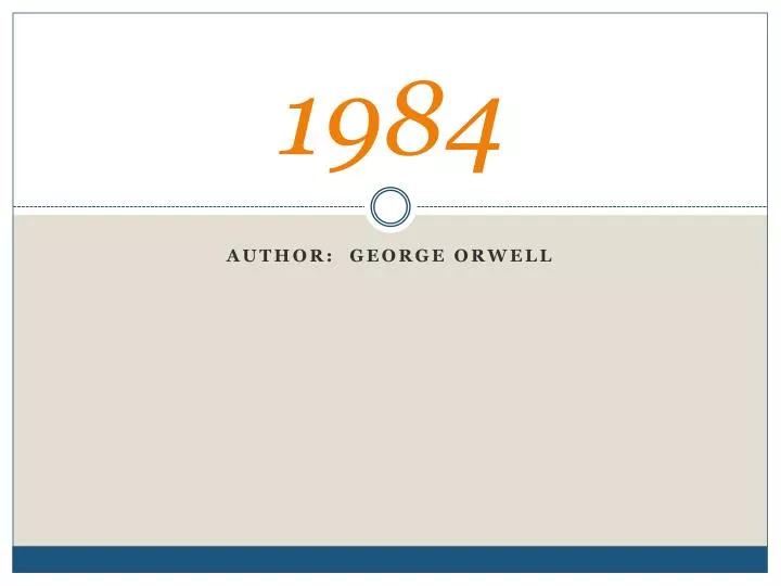 PPT - 1984 PowerPoint Presentation, free download - ID:4043442