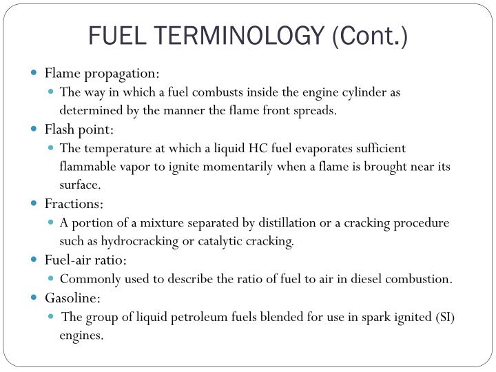 PPT - Diesel Fuel Characteristics Chapter 18 PowerPoint Presentation ...