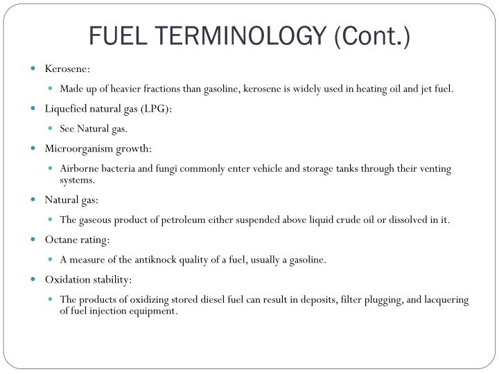 PPT - Diesel Fuel Characteristics Chapter 18 PowerPoint Presentation ...