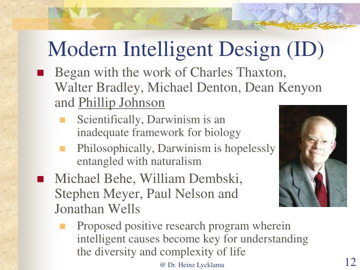 PPT - What Is Intelligent Design? PowerPoint Presentation - ID:4046318