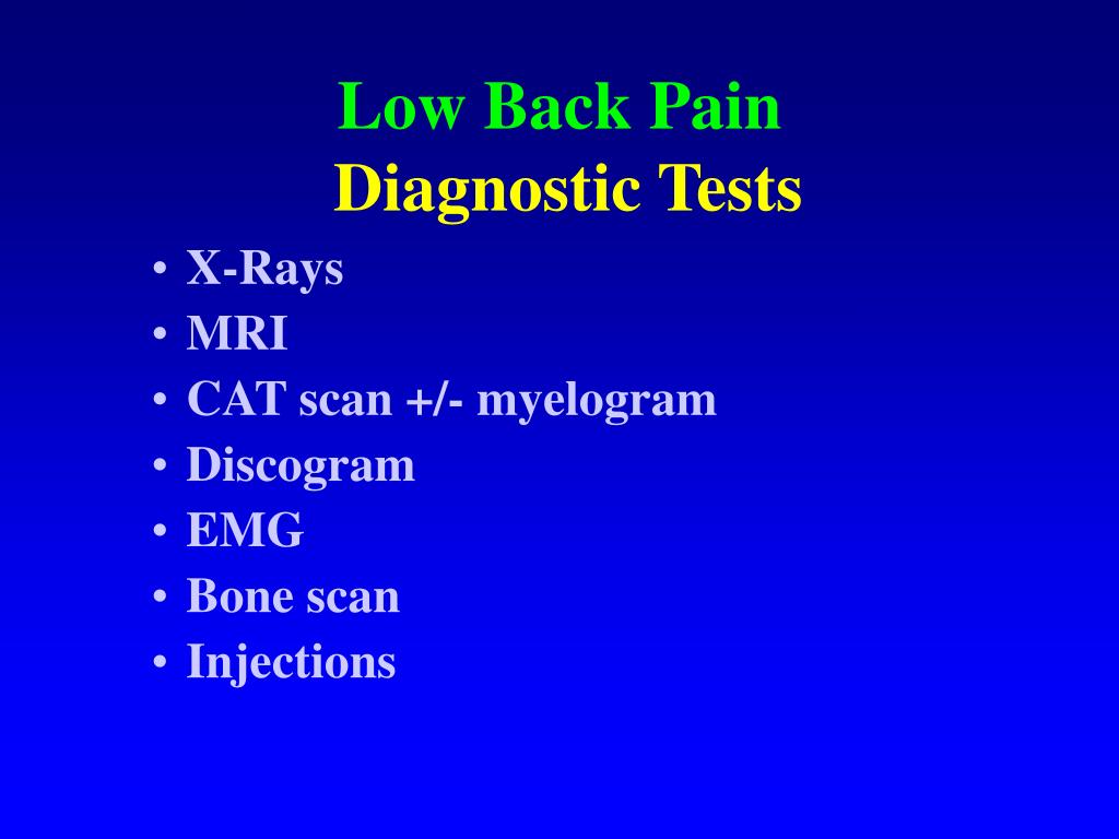 PPT - Low Back Pain and Lumbar Disc Disease PowerPoint Presentation ...