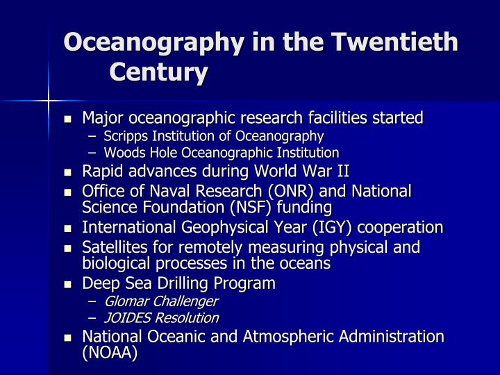 Oceanography History Timeline at Gwendolyn Samuels blog