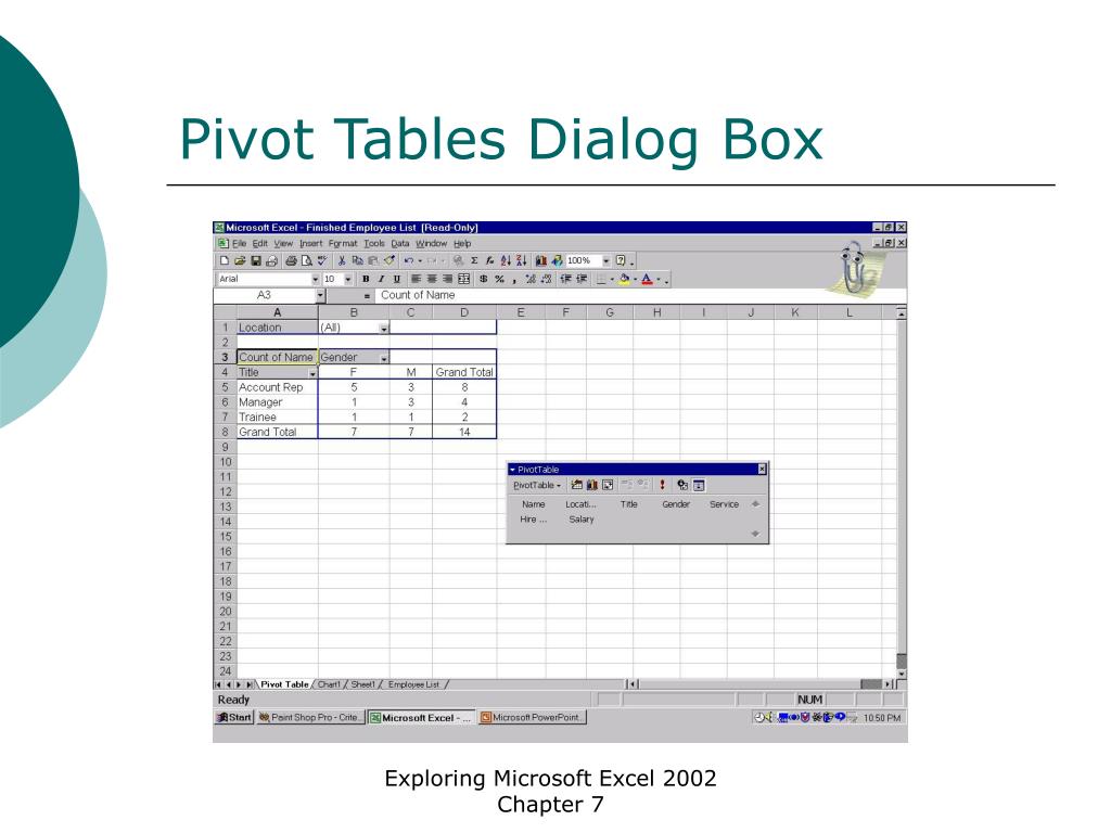 PPT - Exploring Microsoft Excel PowerPoint Presentation, free download ... PPT - Exploring Microsoft Excel PowerPoint Presentation, free download ...