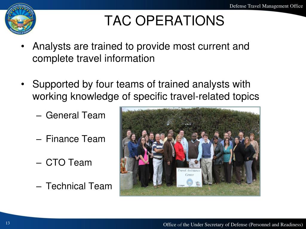 PPT - WELCOME T-106 Travel Assistance Center (TAC) & Travel Explorer ...