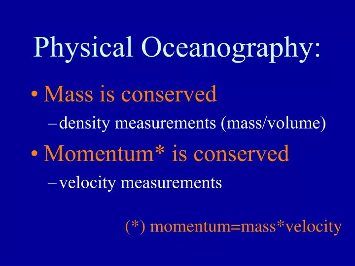 PPT - Physical Oceanography: PowerPoint Presentation, free download ...