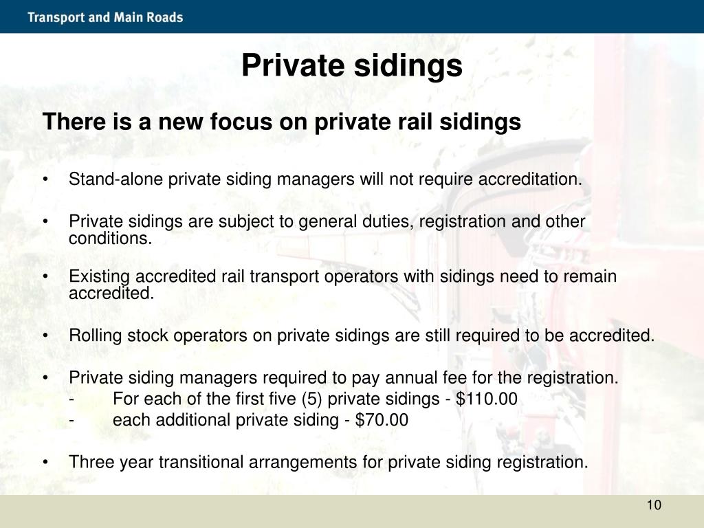 PPT - Transport (Rail Safety) Act 2010 Transport (Rail Safety ...