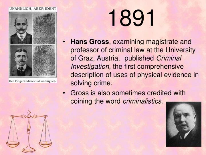PPT - A BRIEF History of Forensic Science PowerPoint Presentation - ID ...