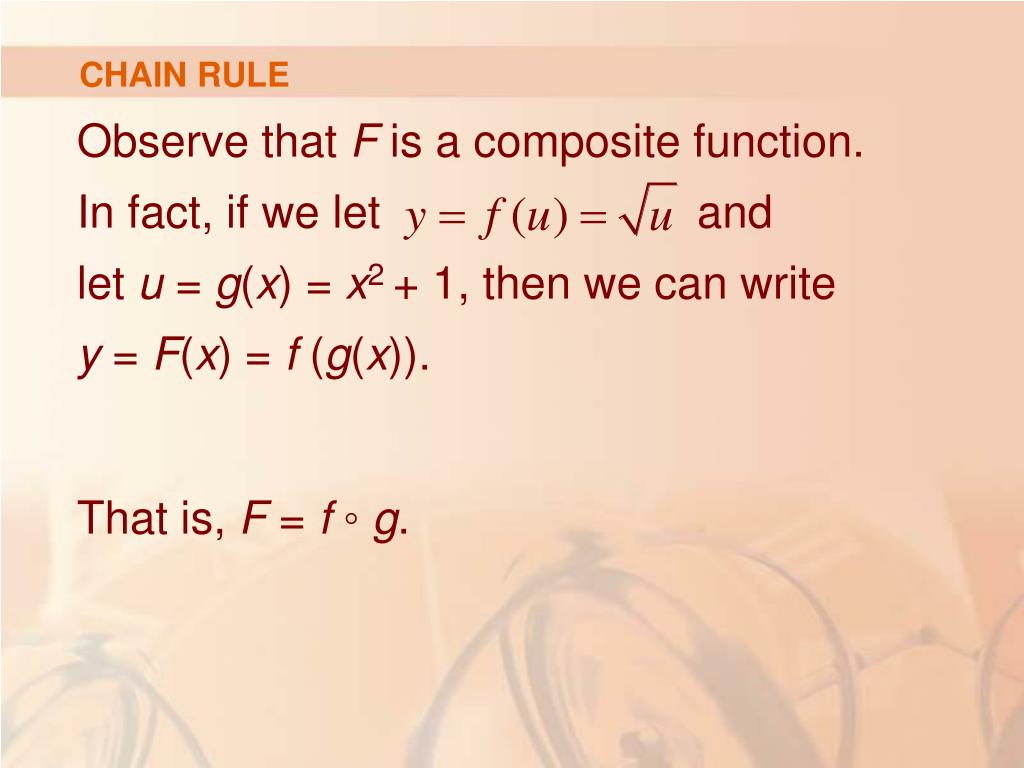 Ppt In This Section We Will Learn About Differentiating Composite