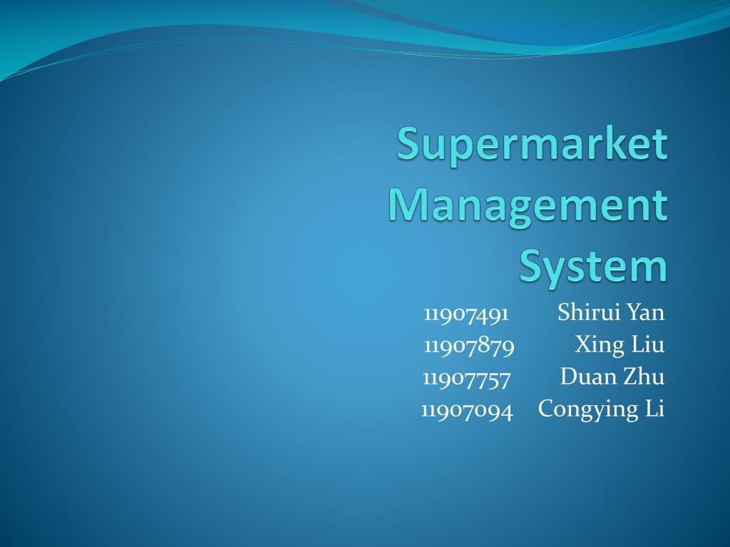 PPT - Supermarket Management System PowerPoint Presentation, free ... PPT - Supermarket Management System PowerPoint Presentation, free ...
