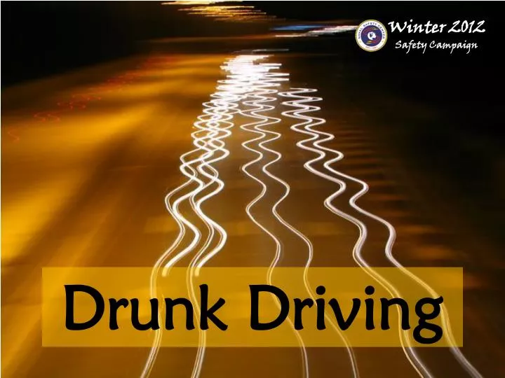 PPT - Drunk Driving PowerPoint Presentation, free download - ID:4052773