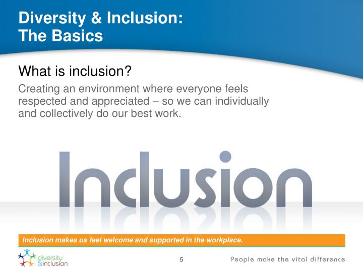 PPT - Diversity & Inclusion PowerPoint Presentation - ID:4052960
