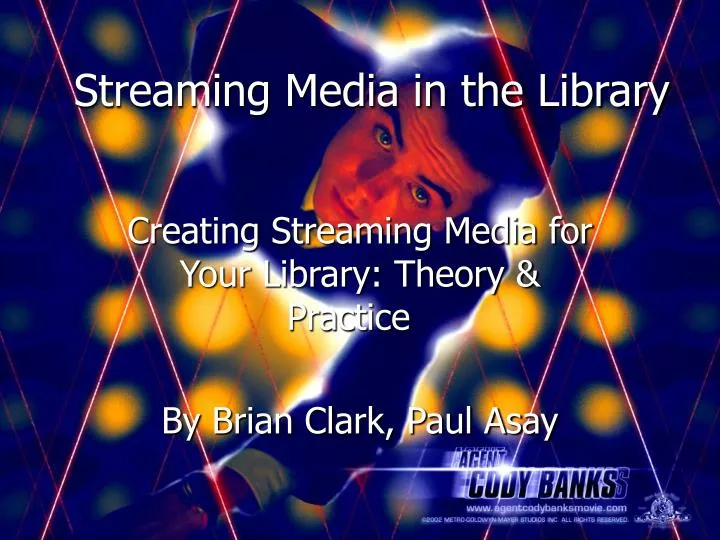 PPT - Streaming Media in the Library PowerPoint Presentation, free ...