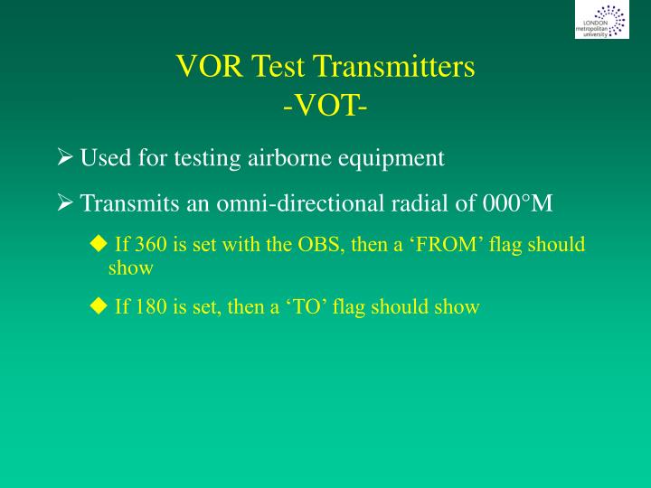 PPT - Chapter 3 - VOR PowerPoint Presentation - ID:4055189