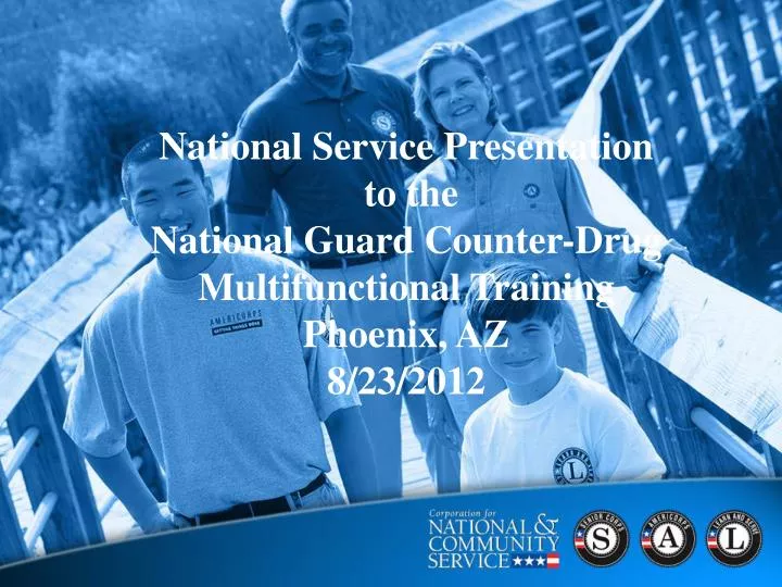 PPT - National Service Presentation to the National Guard Counter-Drug ...