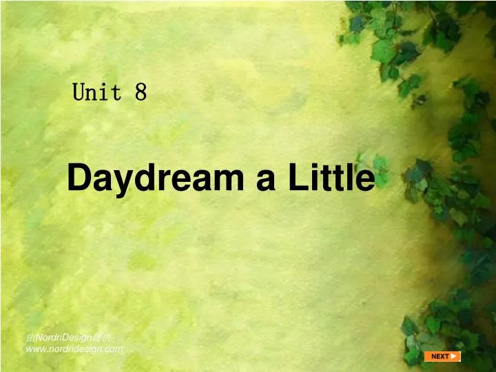 PPT - Daydream a Little PowerPoint Presentation, free download - ID:4055484