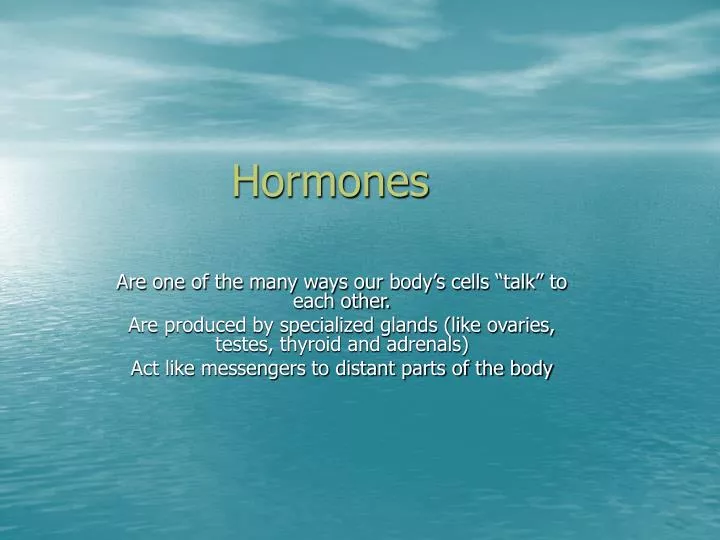 Ppt Hormones Powerpoint Presentation Free Download Id 4055658