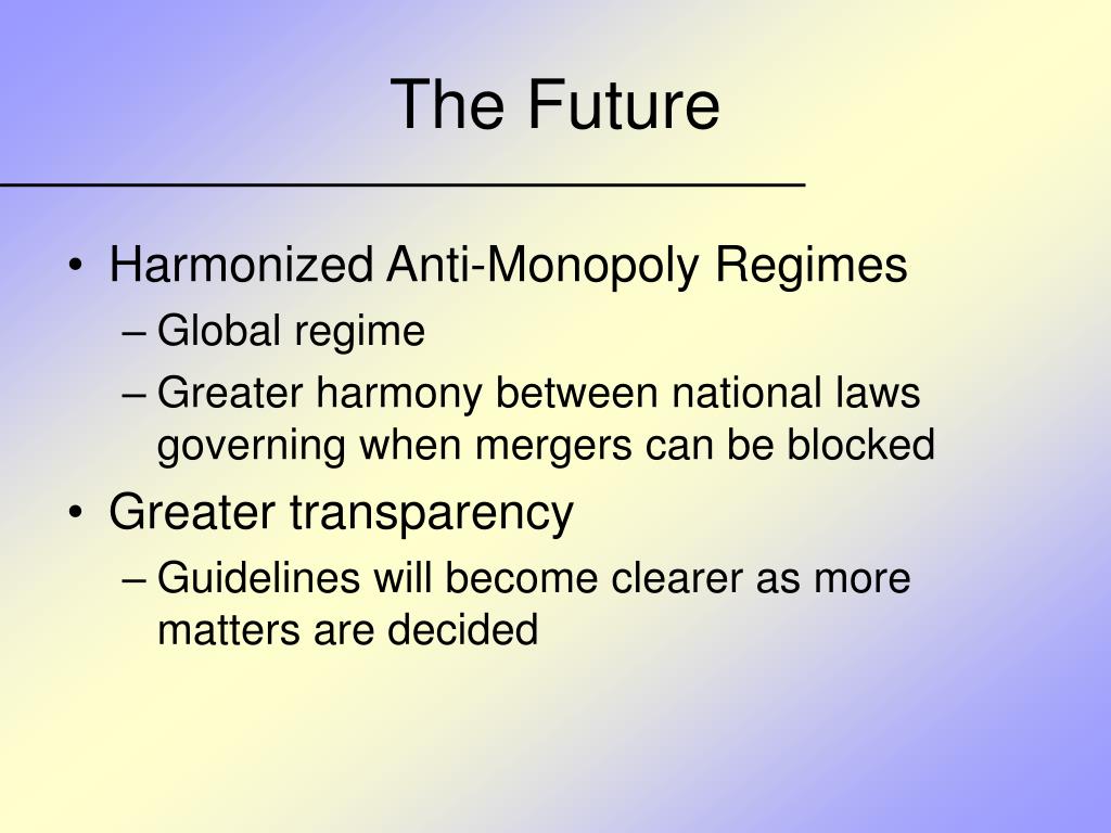 PPT - The Politicization of National Anti-Monopoly Laws PowerPoint ...