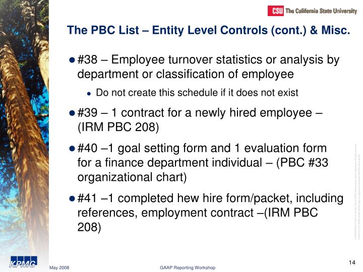 PPT - Prepared by Client (PBC) List - Part 1 Chapter 9 Presented by ...