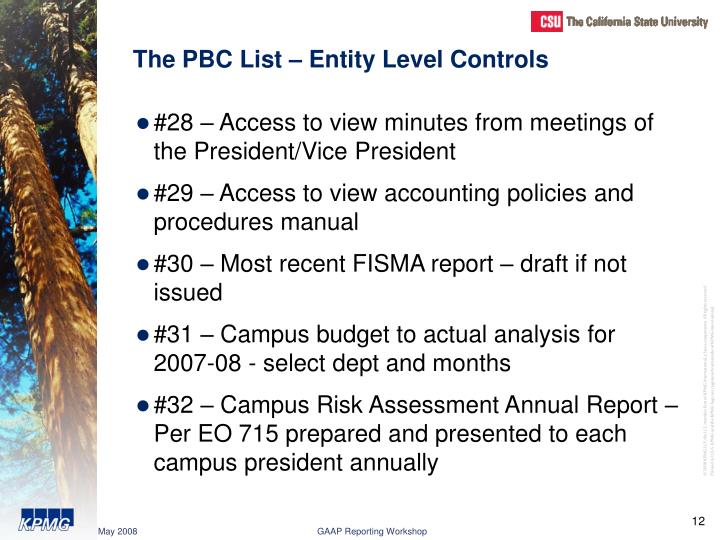PPT - Prepared by Client (PBC) List - Part 1 Chapter 9 Presented by ...
