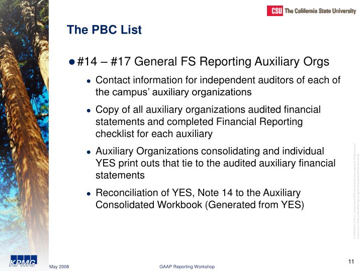 PPT - Prepared by Client (PBC) List - Part 1 Chapter 9 Presented by ...