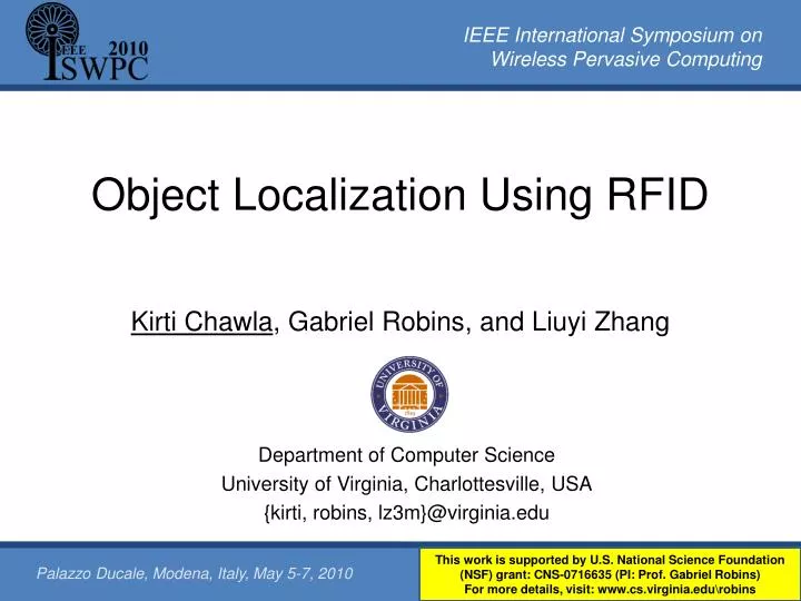PPT - Object Localization Using RFID PowerPoint Presentation, free ... PPT - Object Localization Using RFID PowerPoint Presentation, free ...