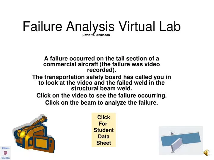 PPT - Failure Analysis Virtual Lab PowerPoint Presentation, free ...