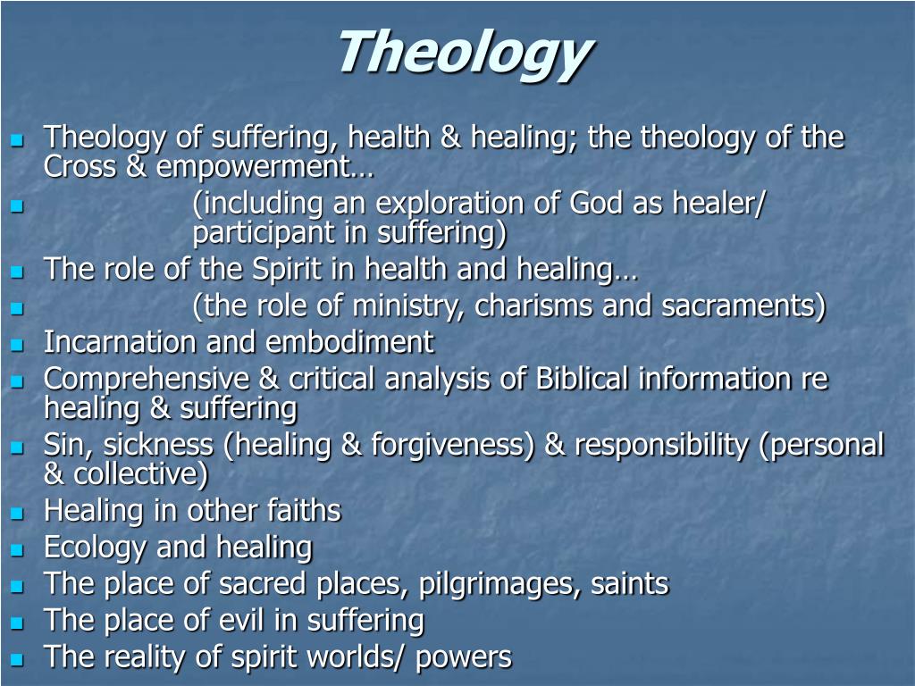 PPT - Holistic Healing in Theology, Health, and Culture: Exploring ...