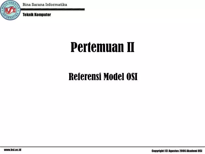 PPT - Pertemuan II PowerPoint Presentation, free download - ID:4058693