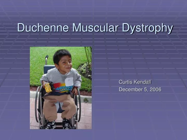 PPT - Duchenne Muscular Dystrophy PowerPoint Presentation, free ...