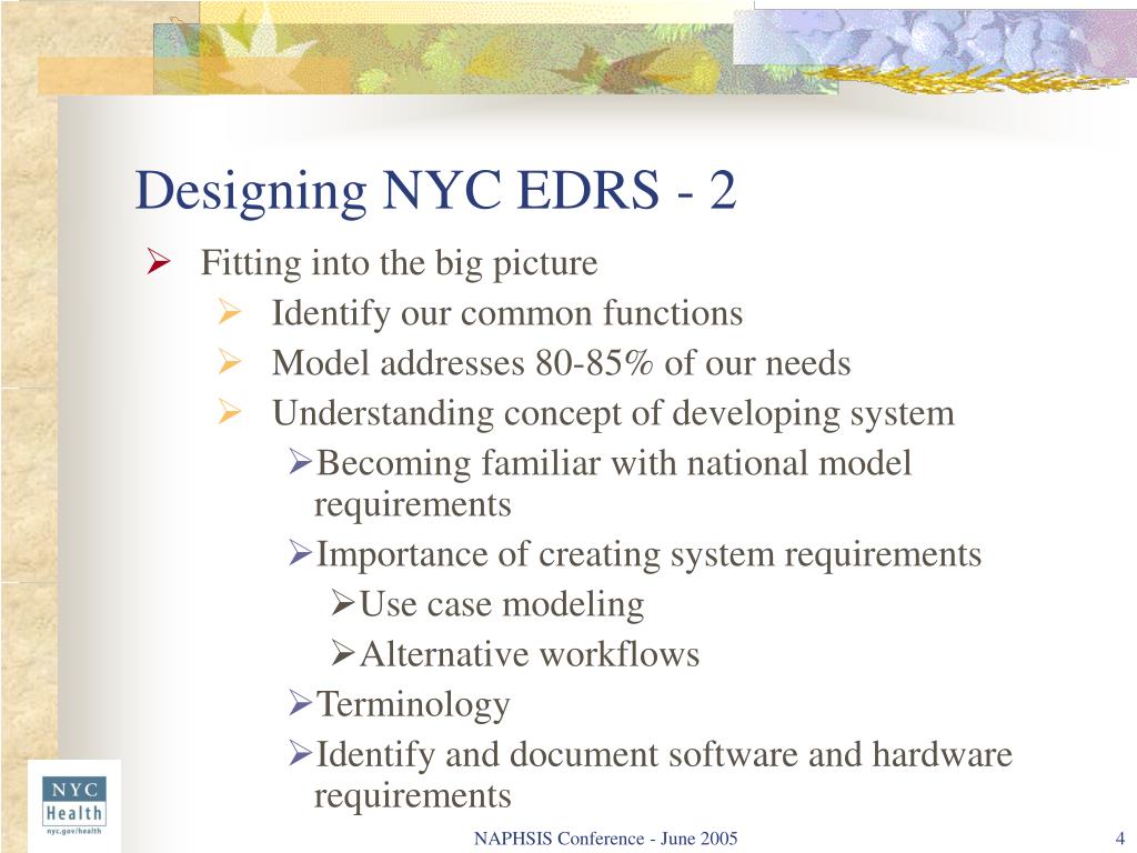 PPT - Electronic Death Registration System (EDRS): New York City’s ...